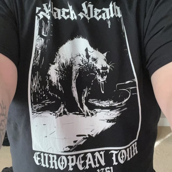 No brand | Tops | Black Death Tshirt Medieval Rat Shirt Gothic Grunge ...
